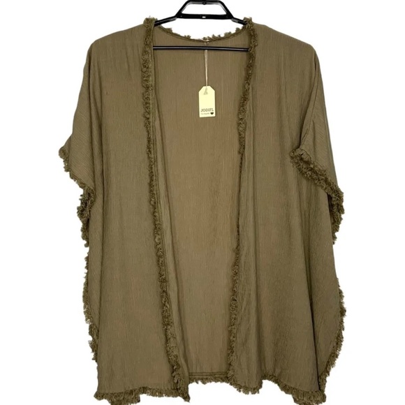 JODIFL | Sweaters | New Jodifl Textured Short Sleeve Cardigan Kimono ...